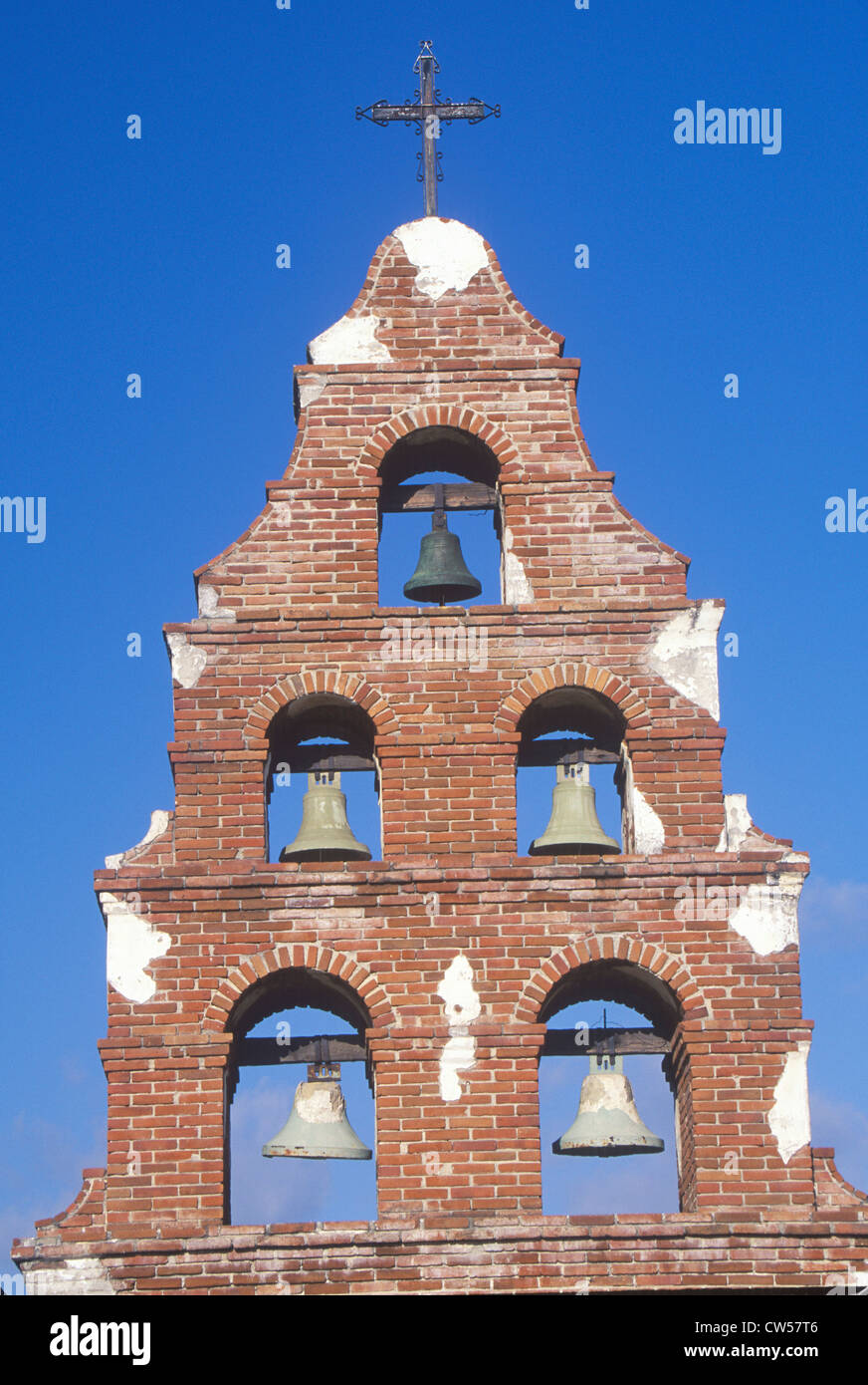 Old Spanish Franciscan mission in San Miguel California Stock Photo - Alamy