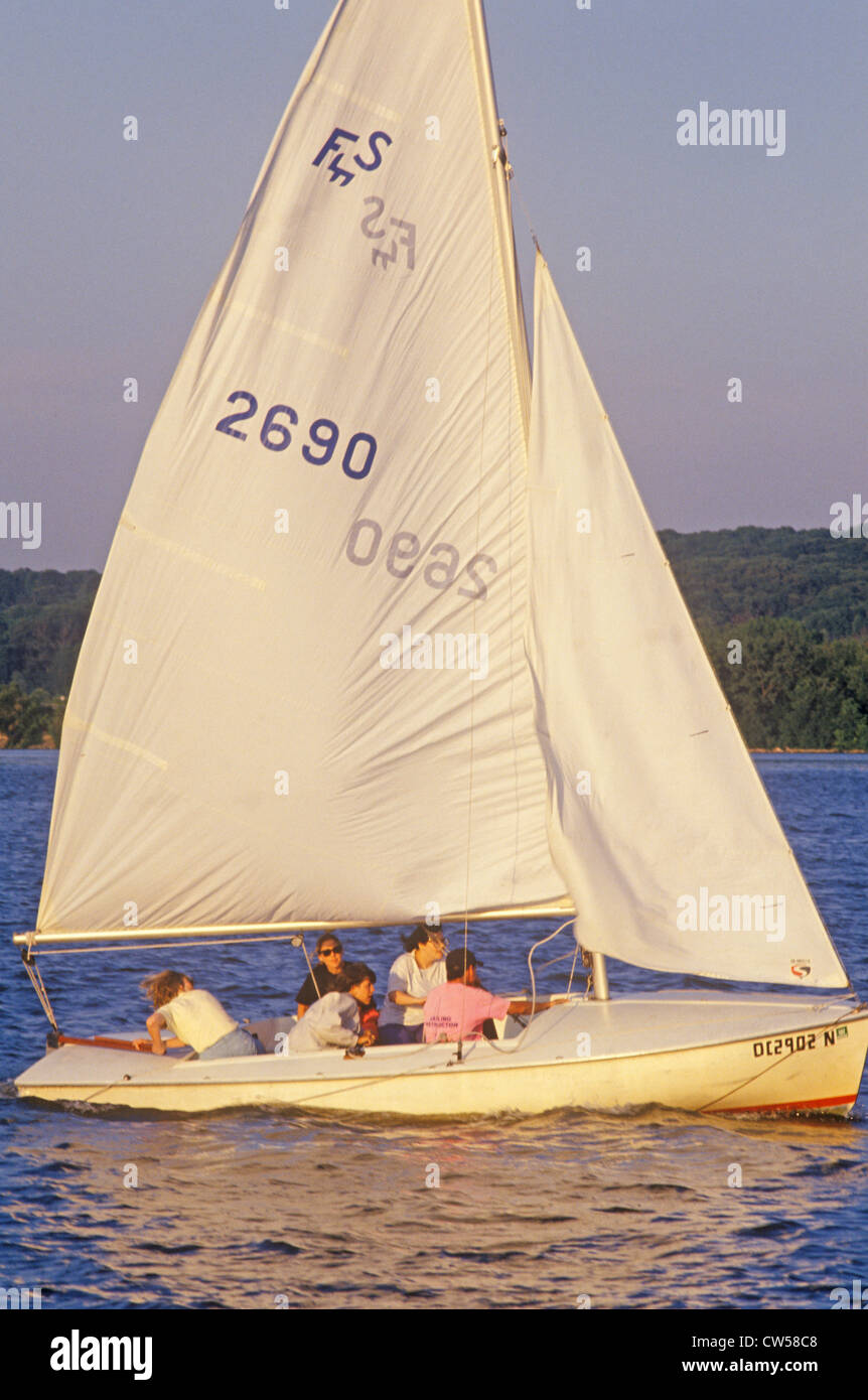 Sailing on the Potomac River in Old Town Alexandria, Washington, D.C ...