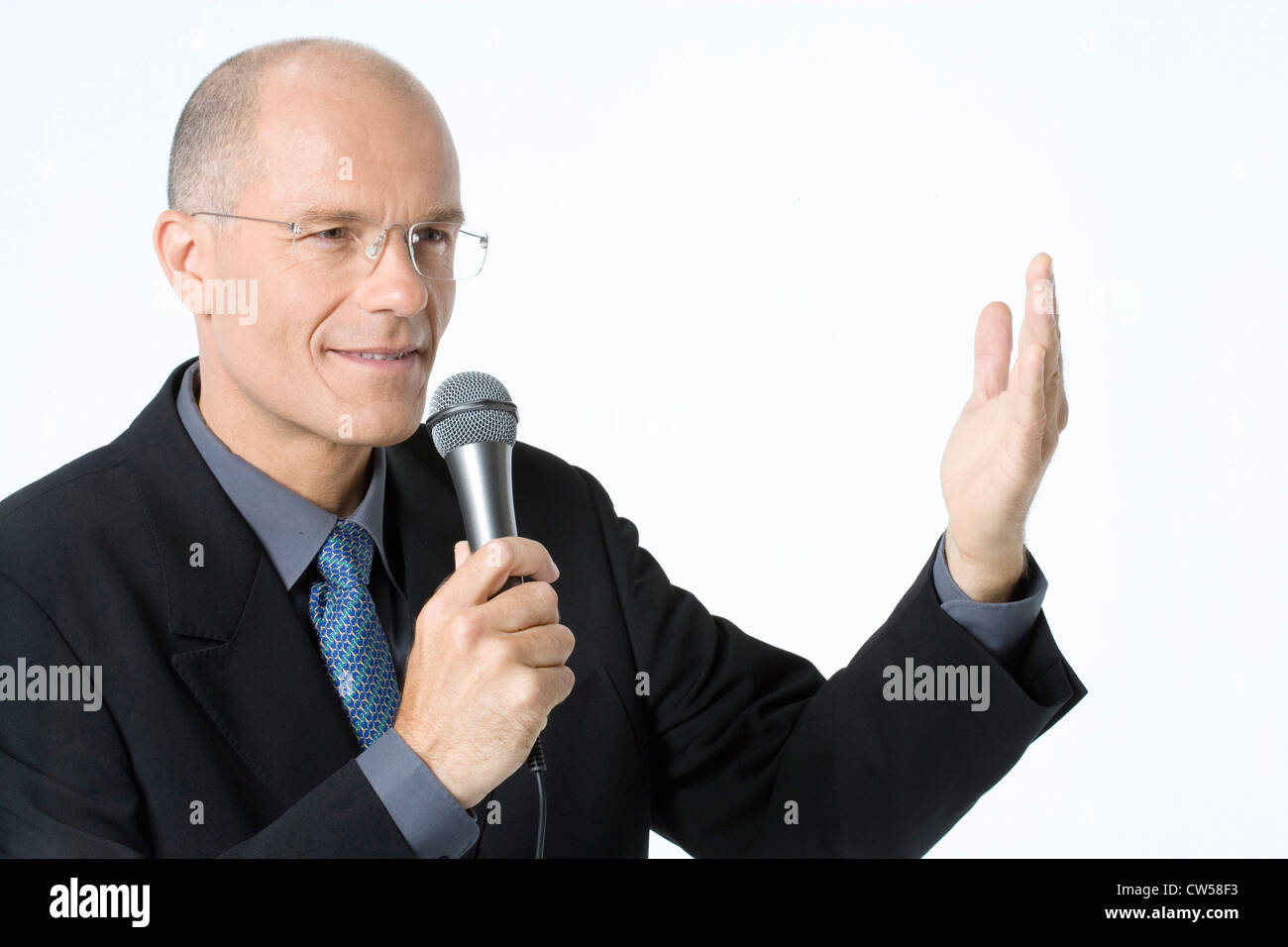 Close up speaking head shot hi-res stock photography and images - Alamy