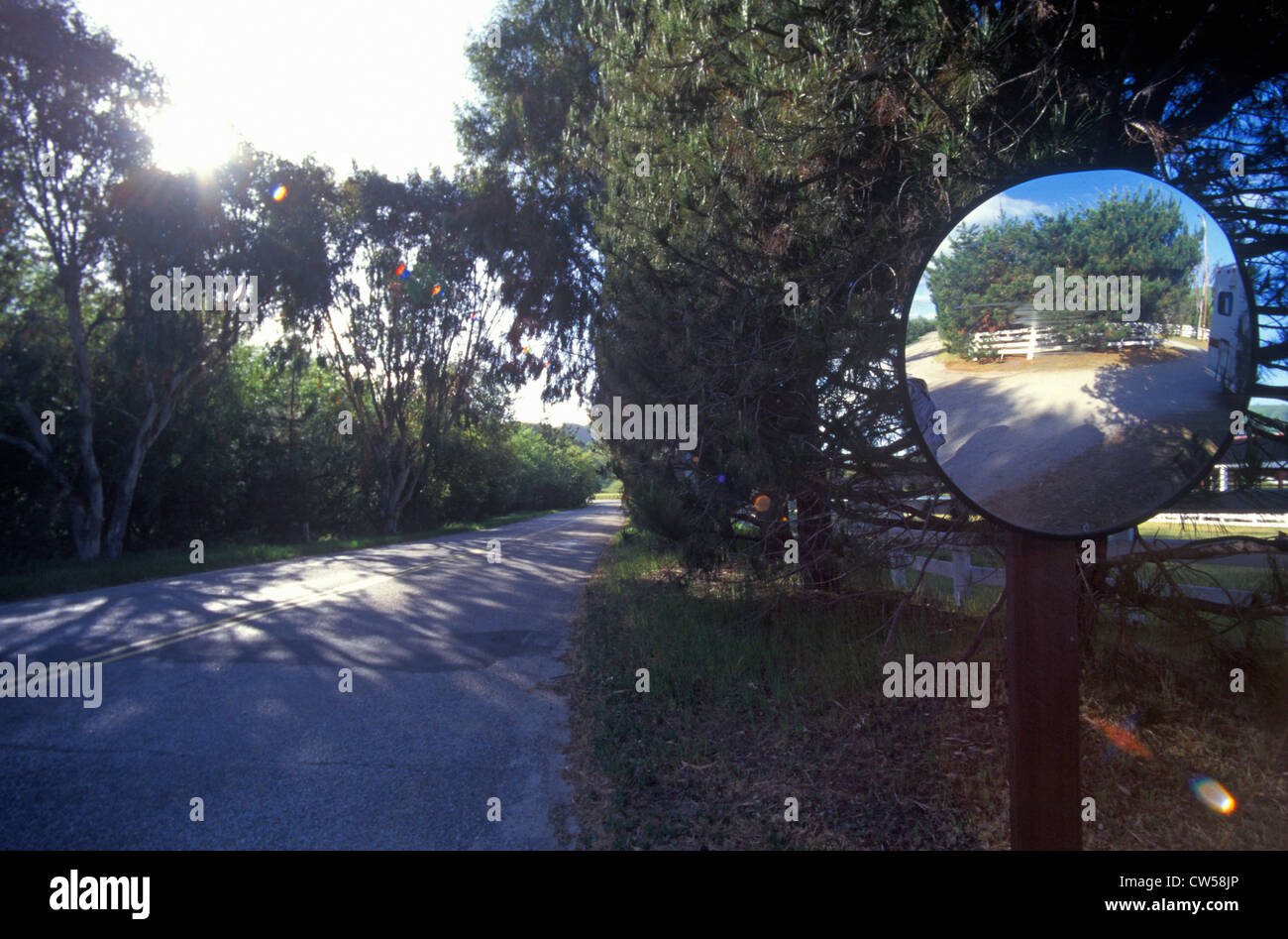 Fish eye mirror hi-res stock photography and images - Alamy