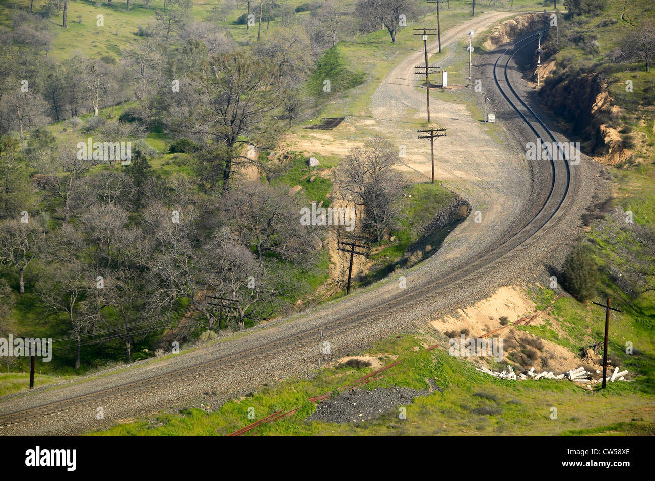 The Tehachapi Train Loop near Tehachapi California historic location ...