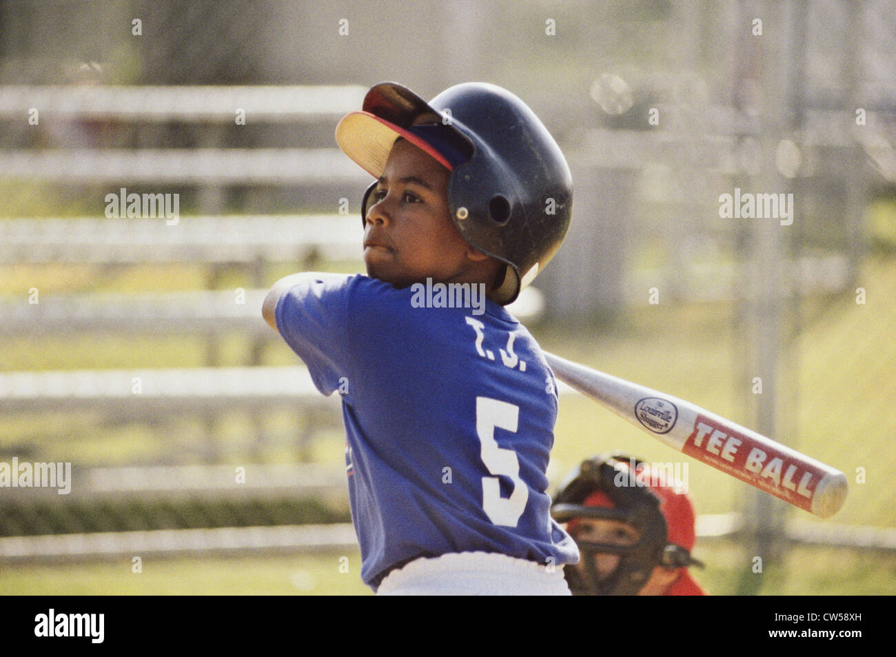 Batter catcher side view hi-res stock photography and images - Alamy