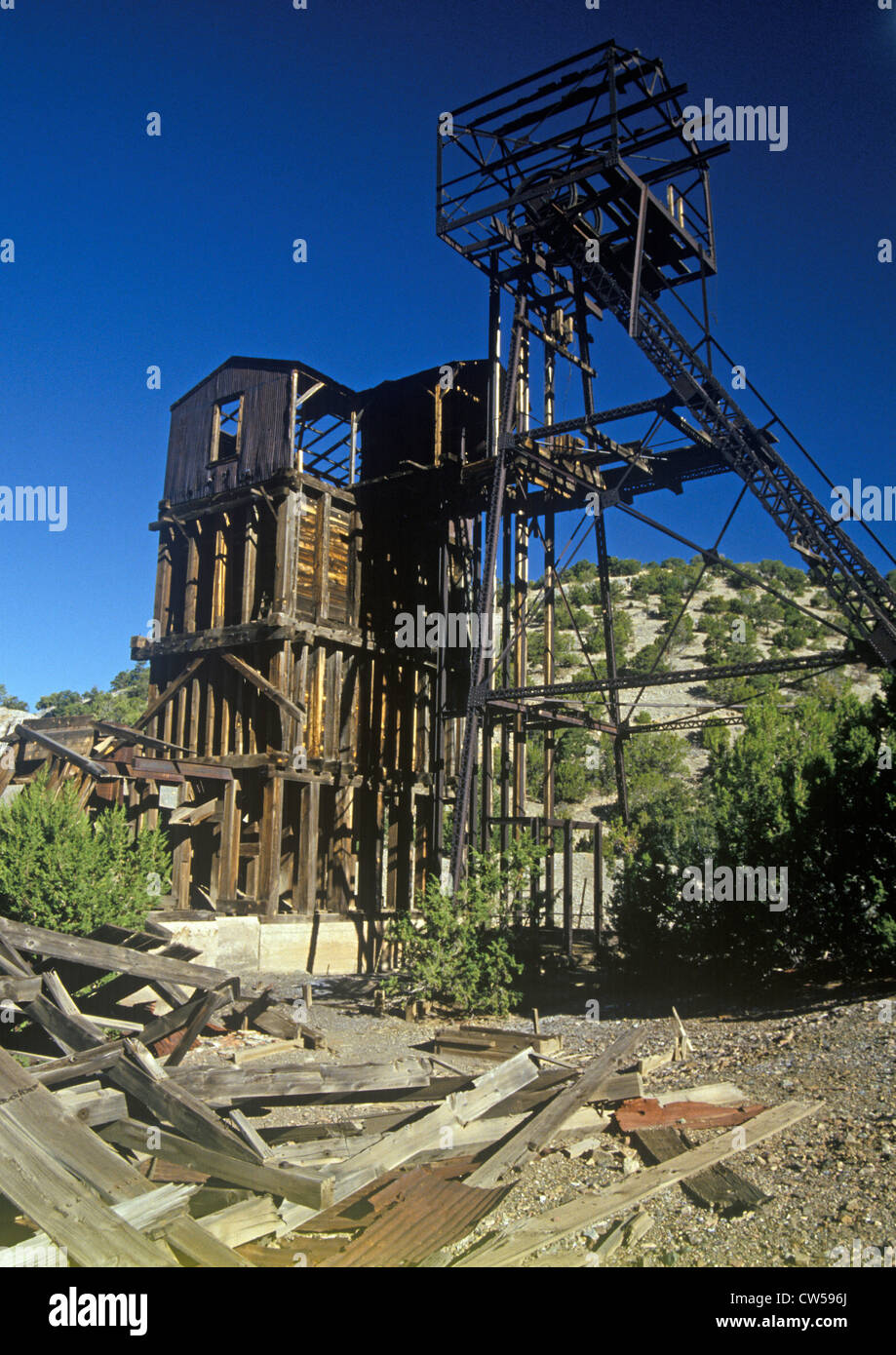 New Mexico Ghost Town, NM Stock Photo - Alamy