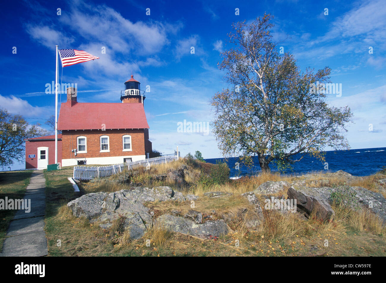 Upper peninsula lighthouses hi-res stock photography and images - Alamy