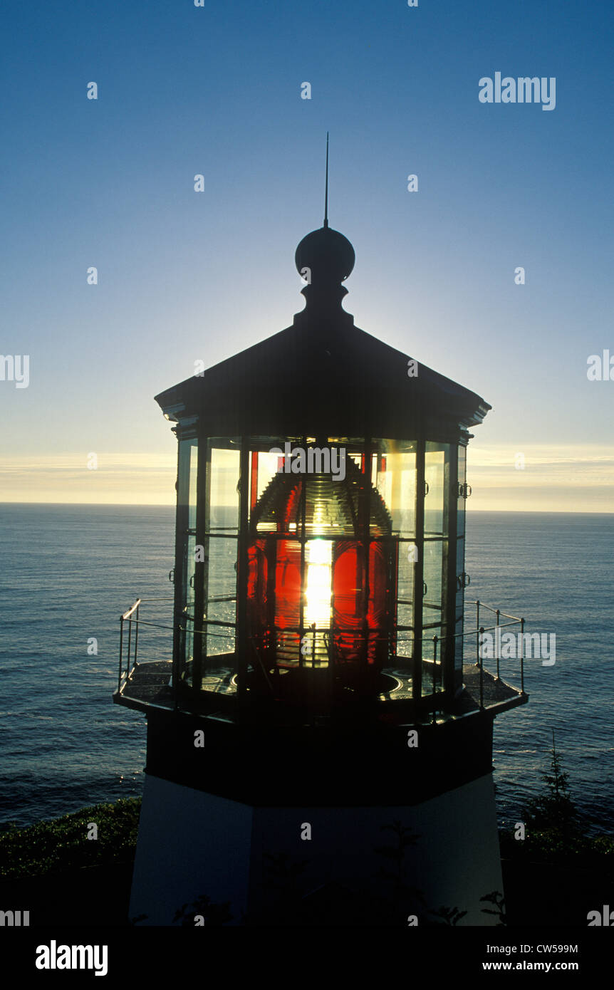 Cape Meares Lighthouse on Cape Meares, OR Stock Photo - Alamy