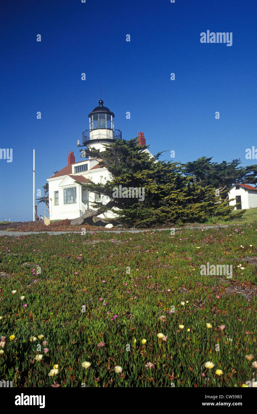 Point Pinos Lighthouse in Pacific Grove, Monterey Bay Area, CA Stock ...