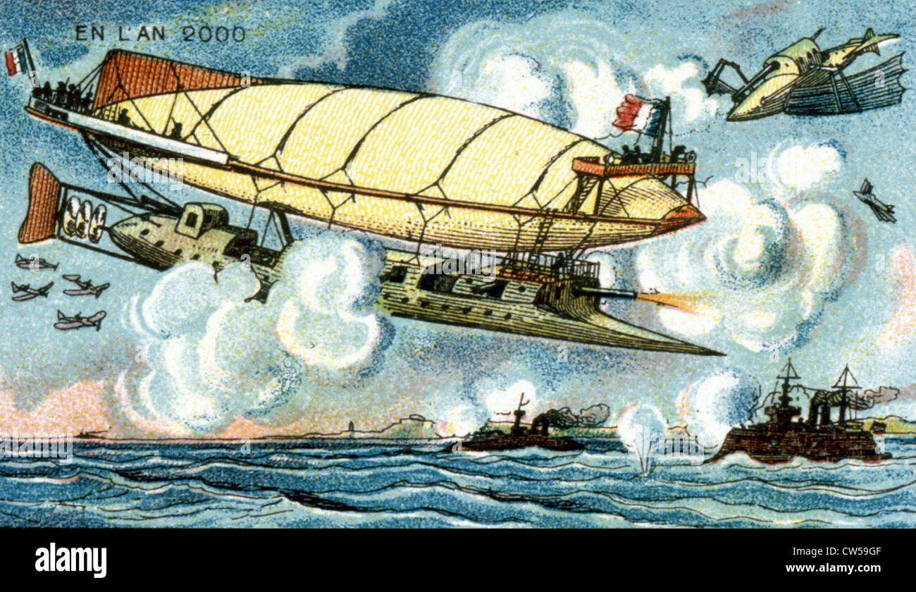 Flying machines for the year 2000 Stock Photo - Alamy