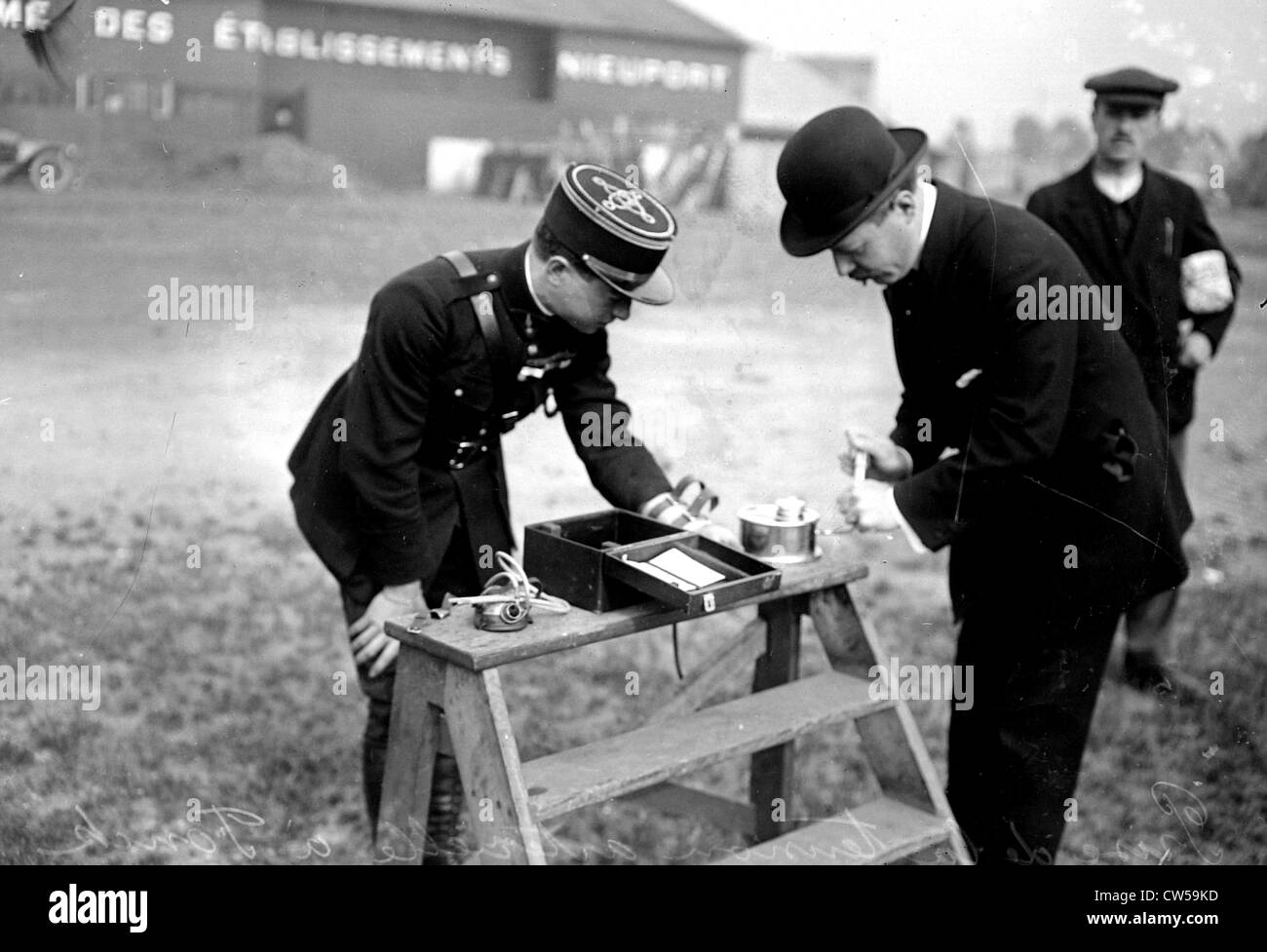 Attempt to achieve high-flying record by Fonck Stock Photo - Alamy