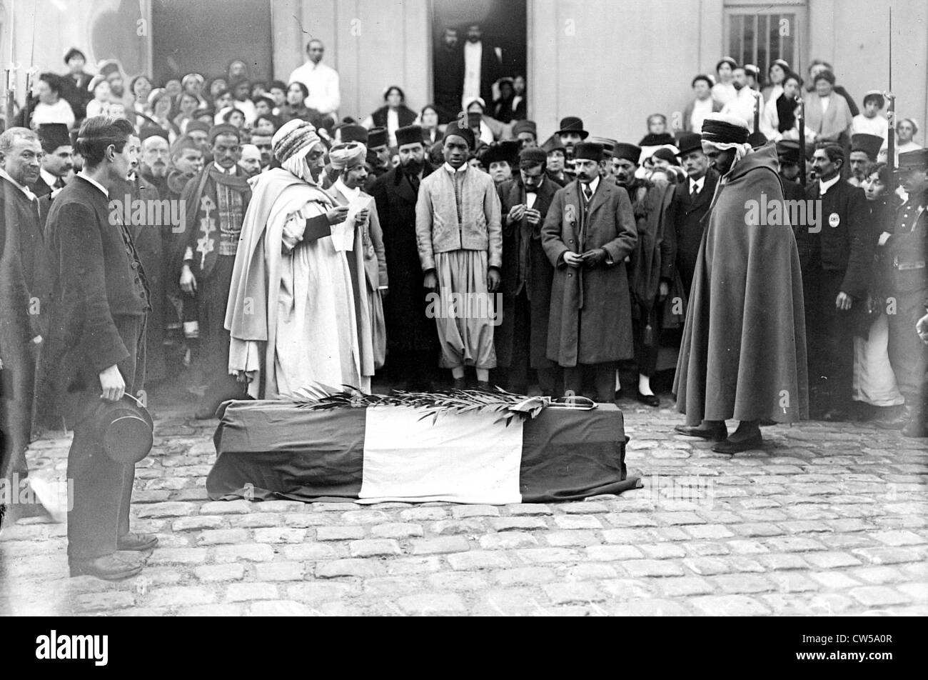 Funeral of Si Mohamed ben Allal, Algerian infantryman in the French ...