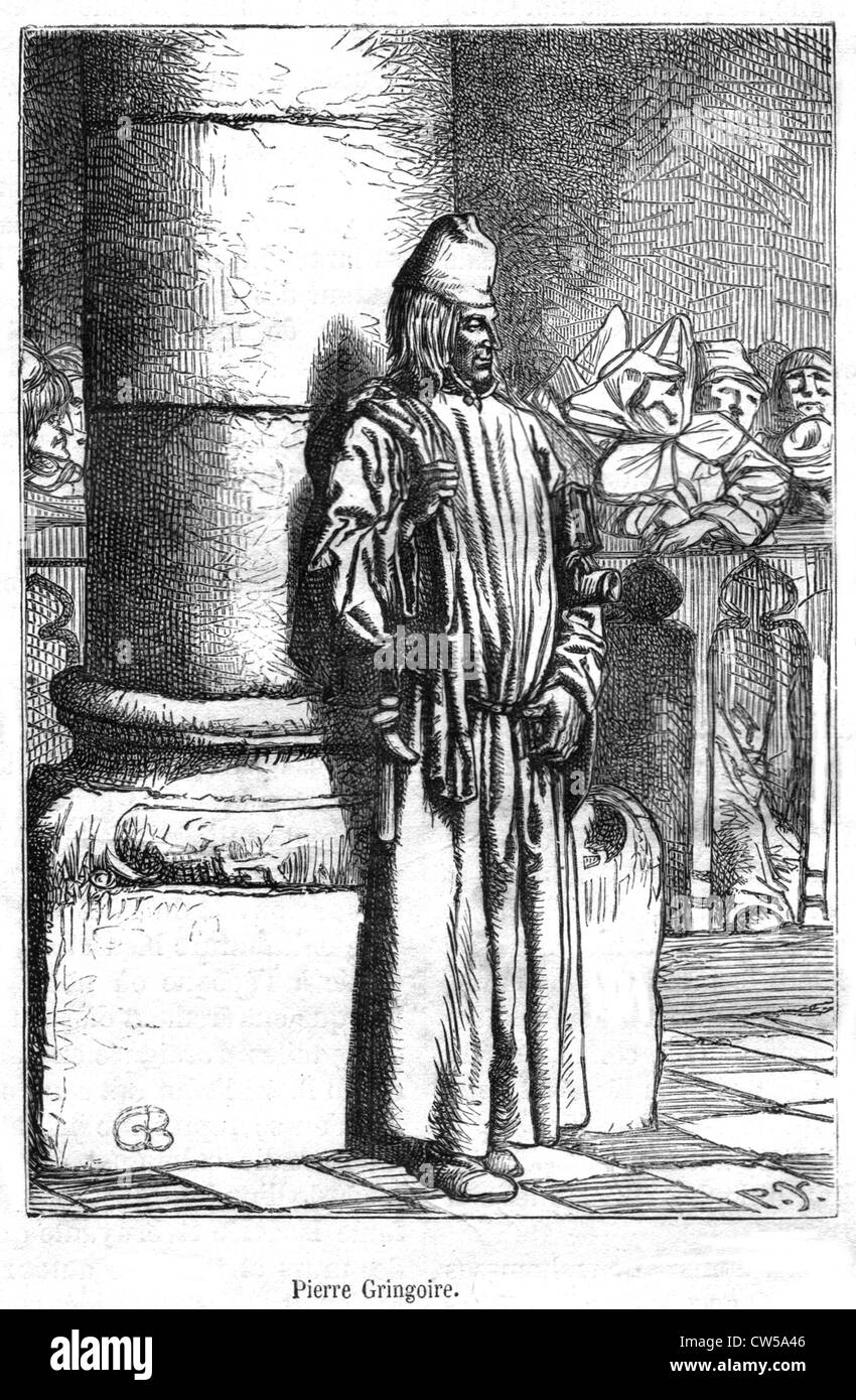 Brion, "Notre-Dame de Paris": Representation of Pierre Gringoire Stock ...