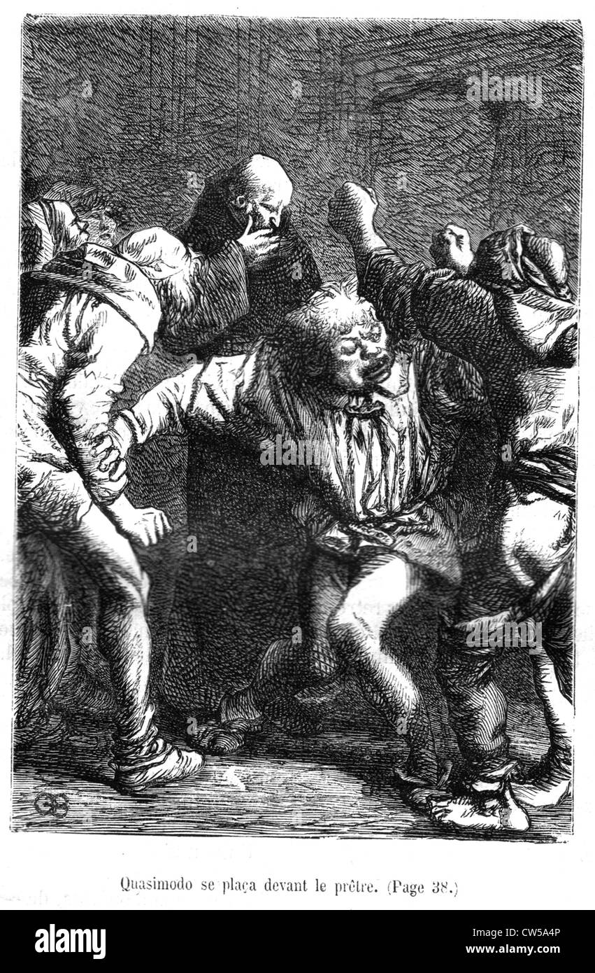 Quasimodo notre dame Black and White Stock Photos & Images - Alamy