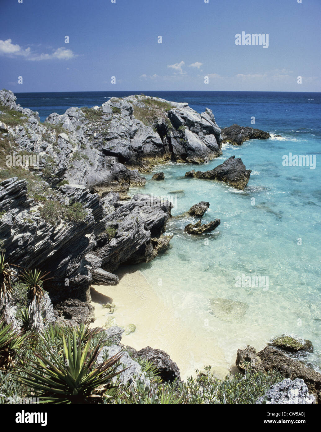 Rocky beach scene hi-res stock photography and images - Alamy