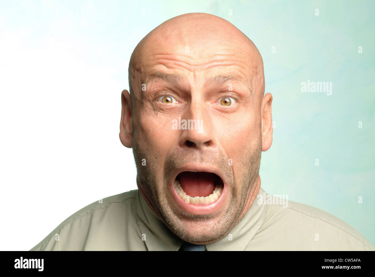 Man looks shocked Stock Photo - Alamy