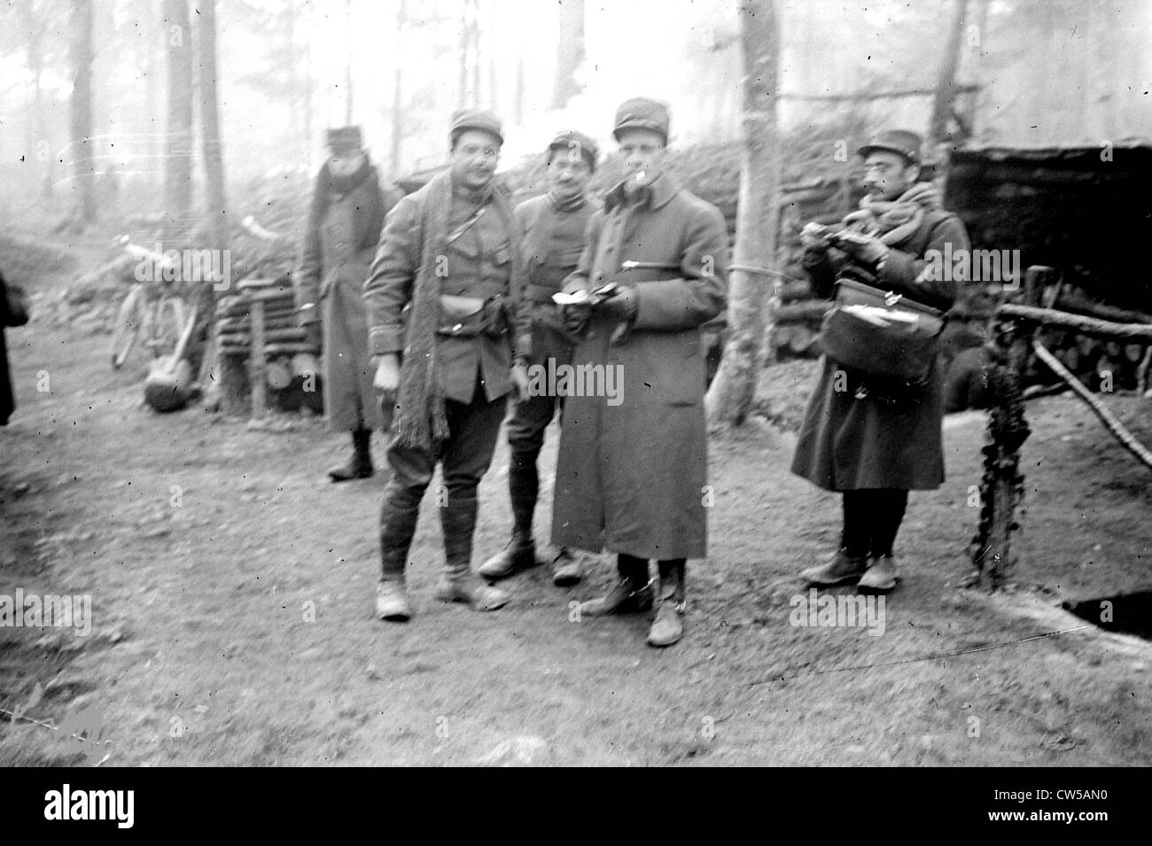 Italian legionnaires at the front, Colonel Garibaldi Stock Photo - Alamy