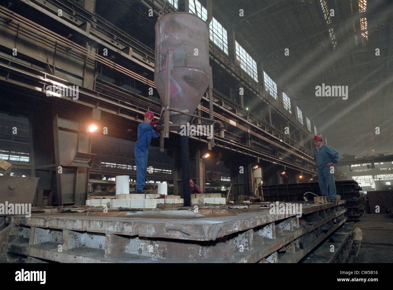 Factory electric Stahlhuette at Kvaerner IMGB in Bucharest, Romania ...