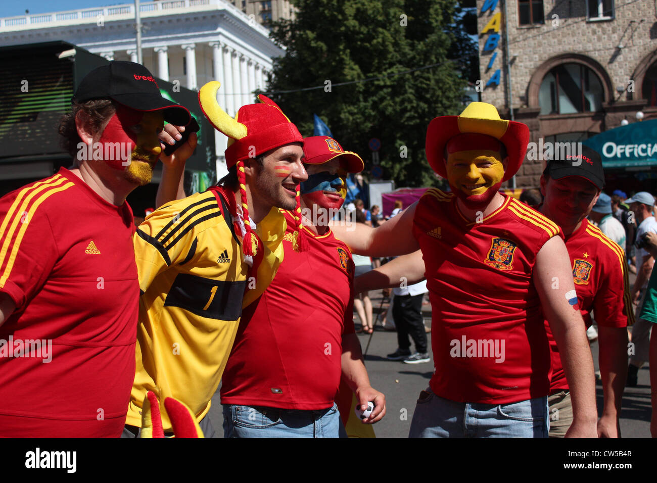 Final. Kiev, Ukraine, European Football Championship 2012 Stock Photo ...