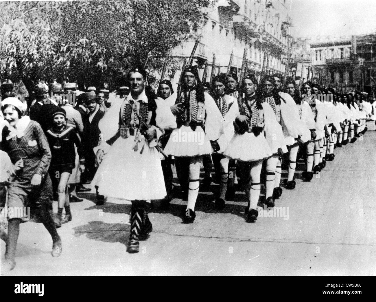 Parade characters Black and White Stock Photos & Images - Alamy