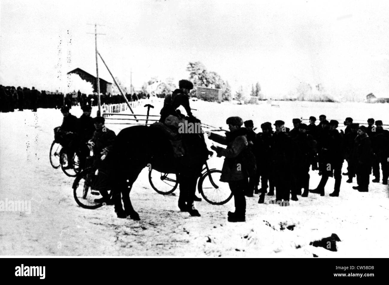 Russo-Finnish War, Finns on the move towards the East Stock Photo - Alamy