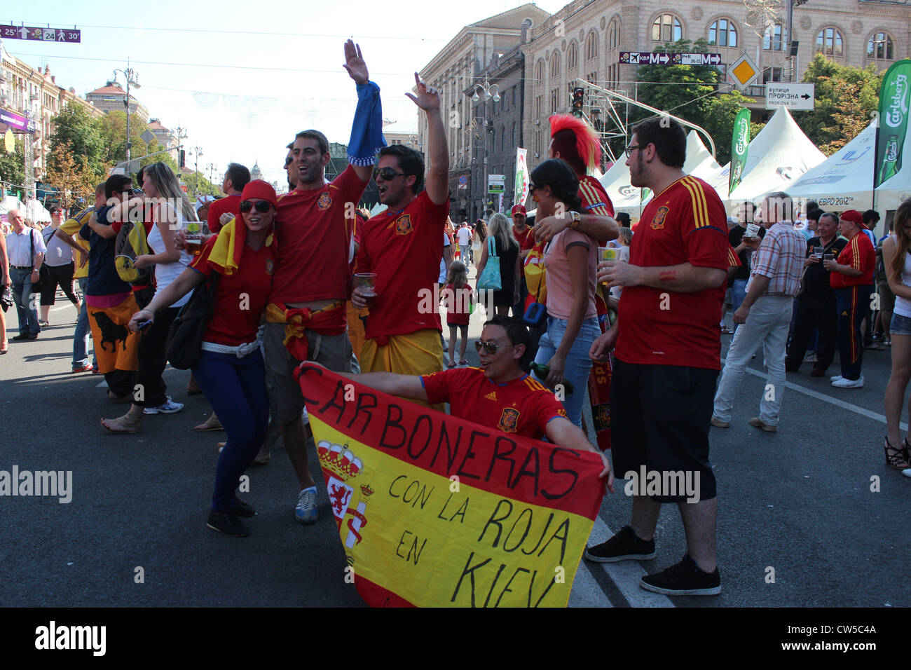 Final. Kiev, Ukraine, European Football Championship 2012 Stock Photo ...