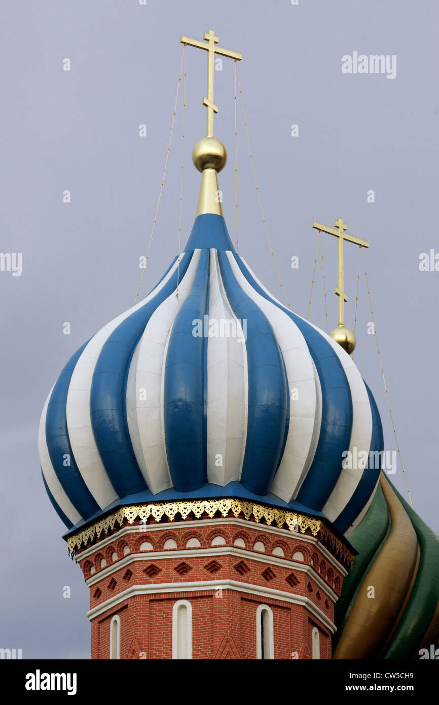 Moscow - dome of St. Basil's Cathedral Stock Photo - Alamy