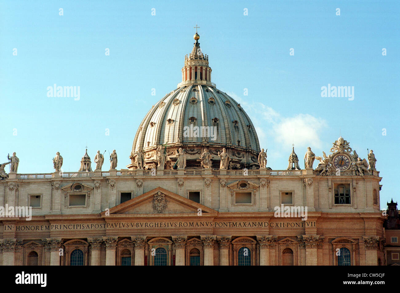 Rome, dome of St. Peter Stock Photo - Alamy
