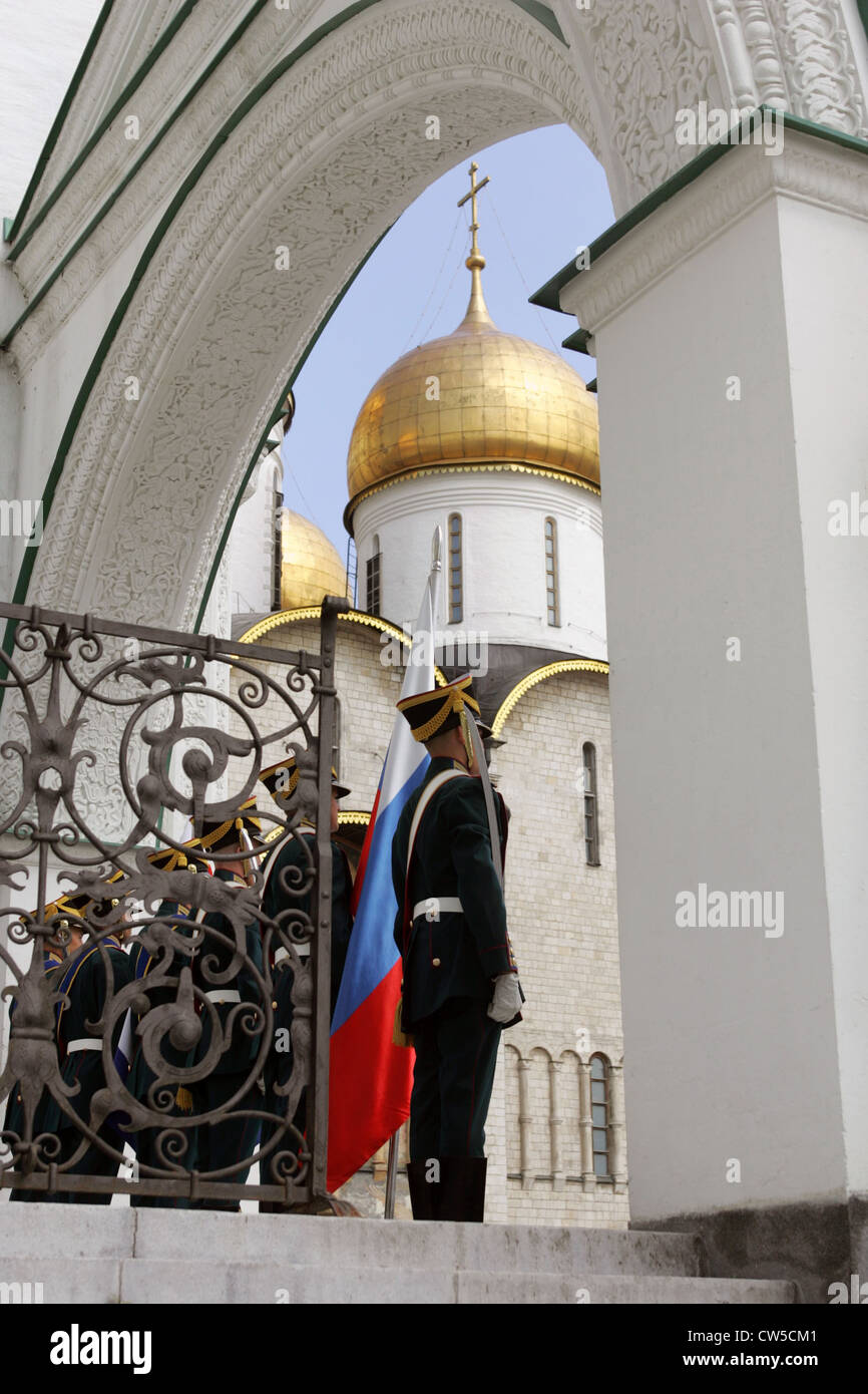 Moscow, the Kremlin guards Stock Photo - Alamy