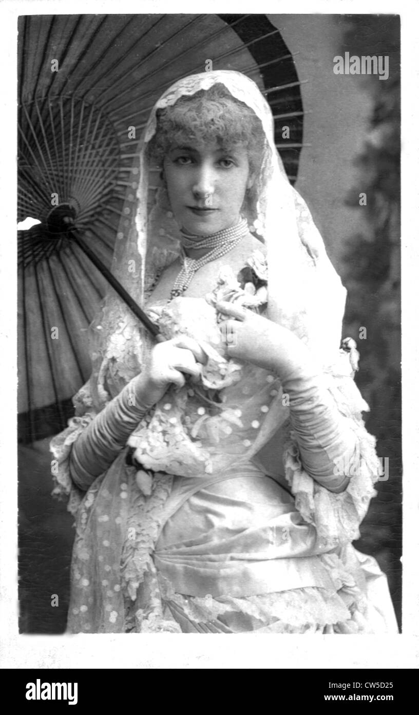 Portrait of Sarah Bernhardt (1844-1923 Stock Photo - Alamy