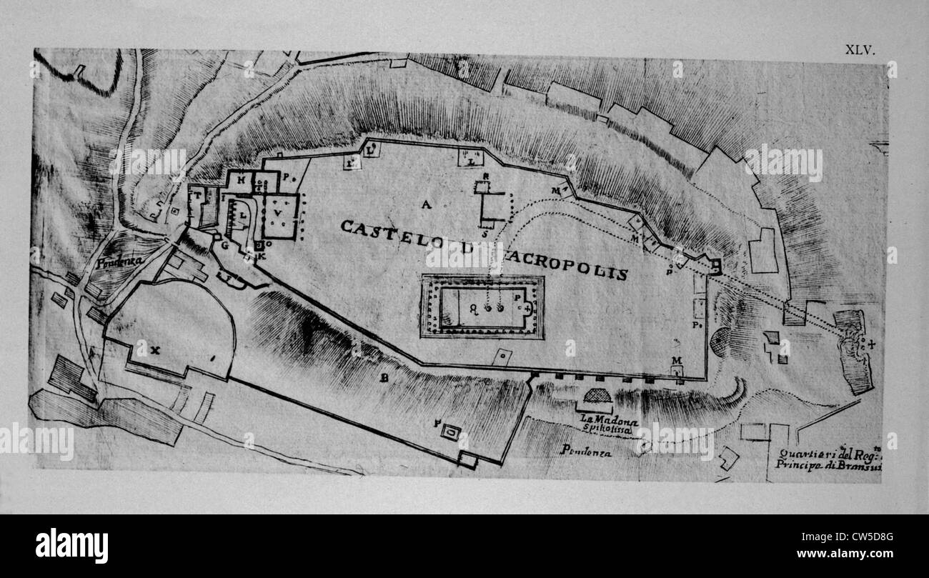 Map of athens hi-res stock photography and images - Alamy