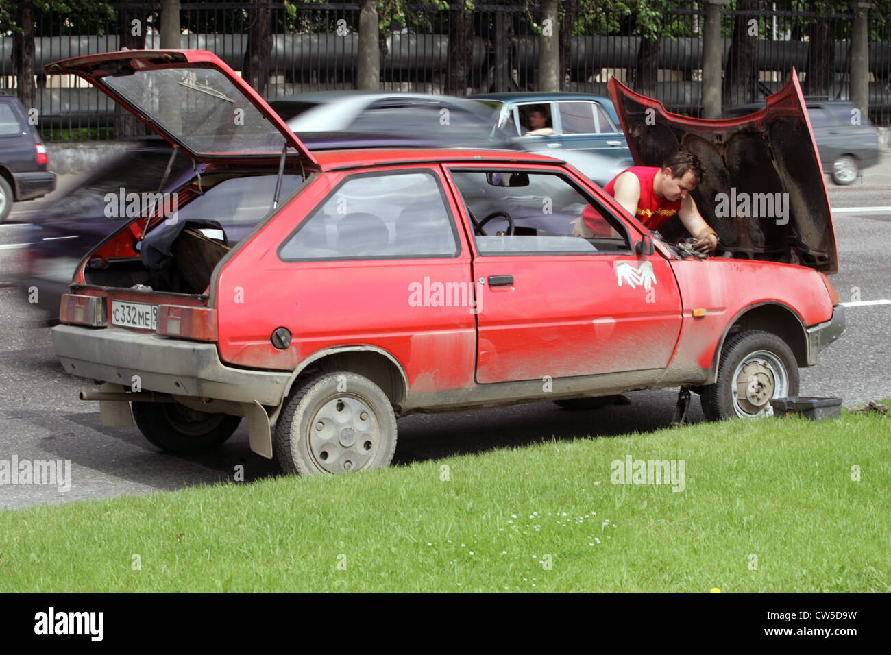 Lada car russia hi-res stock photography and images - Alamy