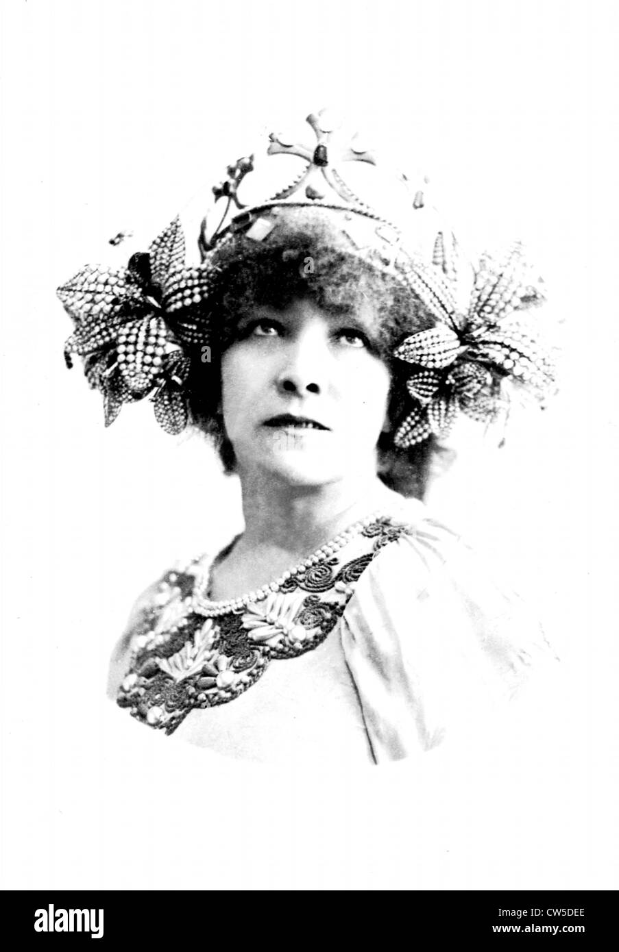 Portrait of Sarah Bernhardt Stock Photo - Alamy