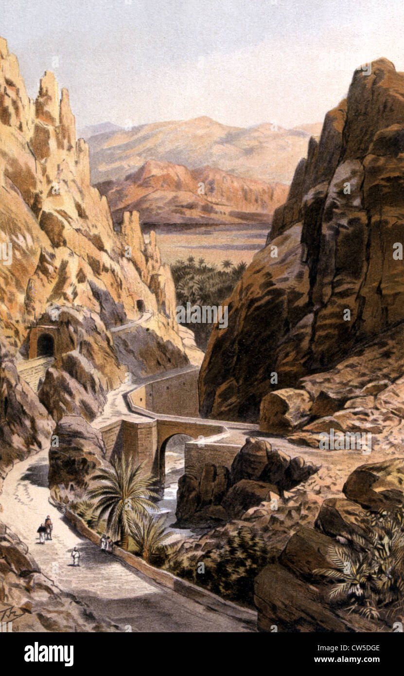 The El Kantara Gorges Stock Photo - Alamy