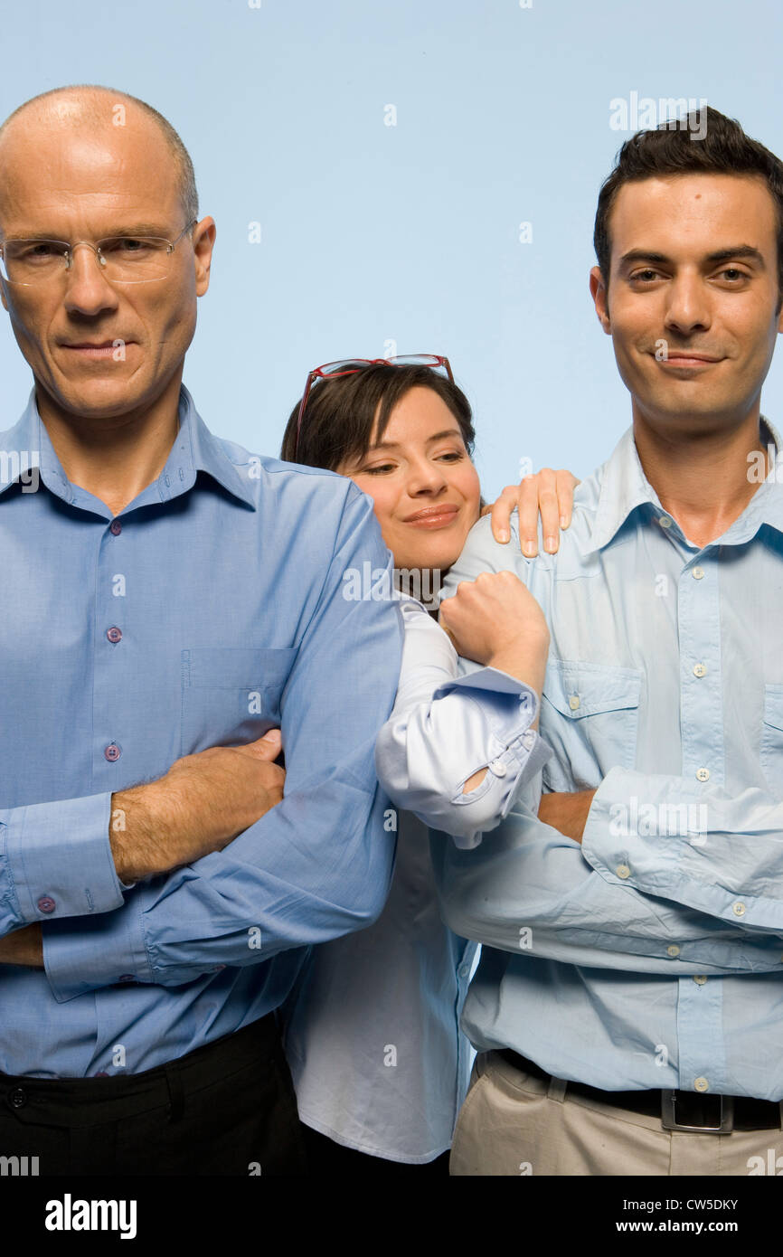 Man between two women hi-res stock photography and images - Alamy