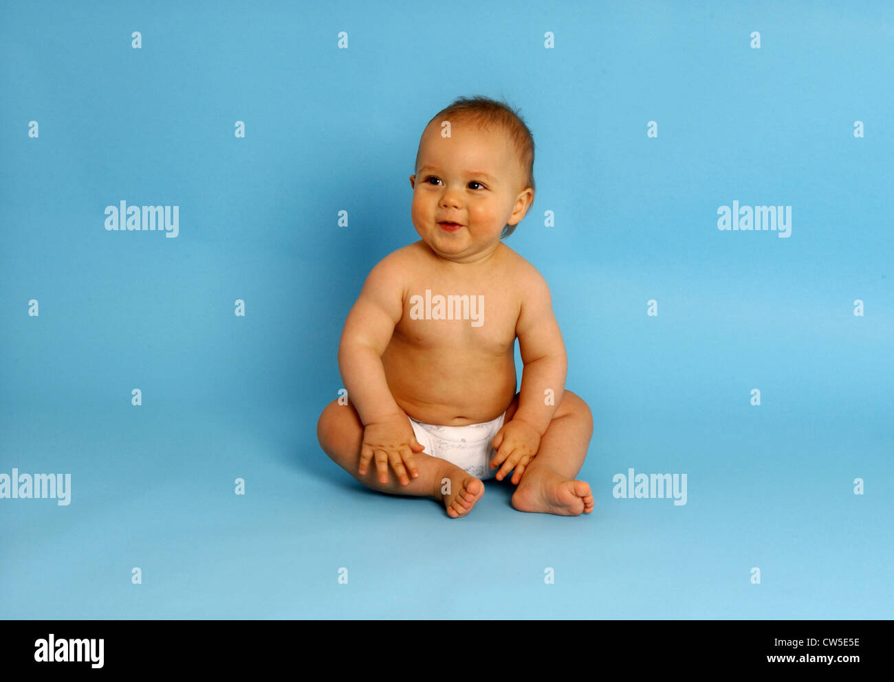 Eight month old baby Stock Photo - Alamy