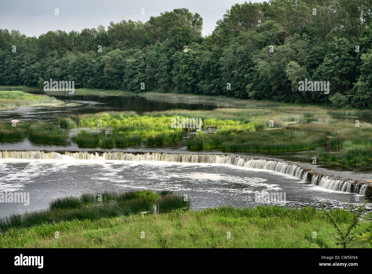 Kuldiga waterfall Latvia Stock Photo - Alamy