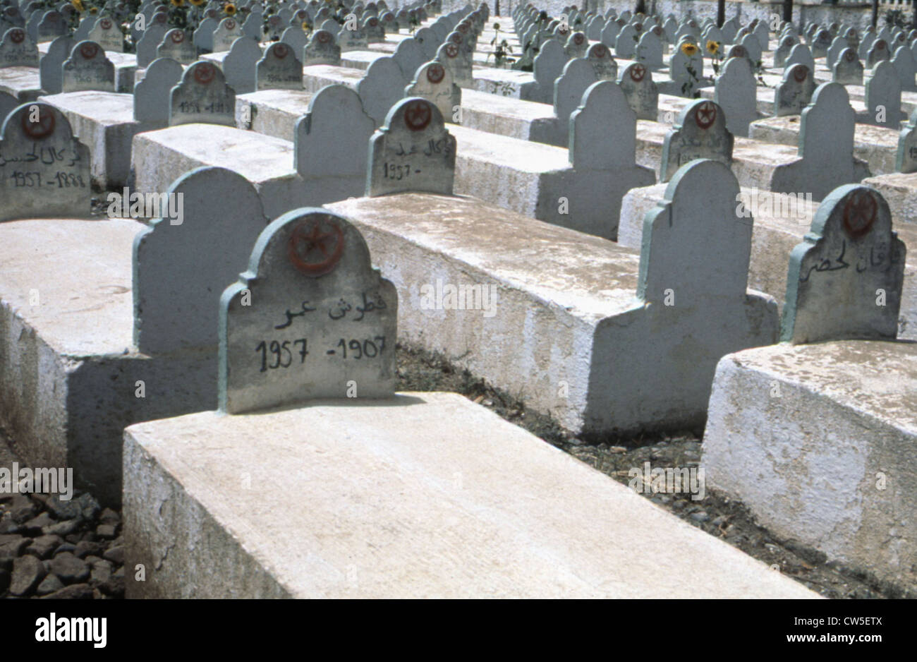 Algeria, Soummam Valley, Ouzellagen cemetery Stock Photo - Alamy
