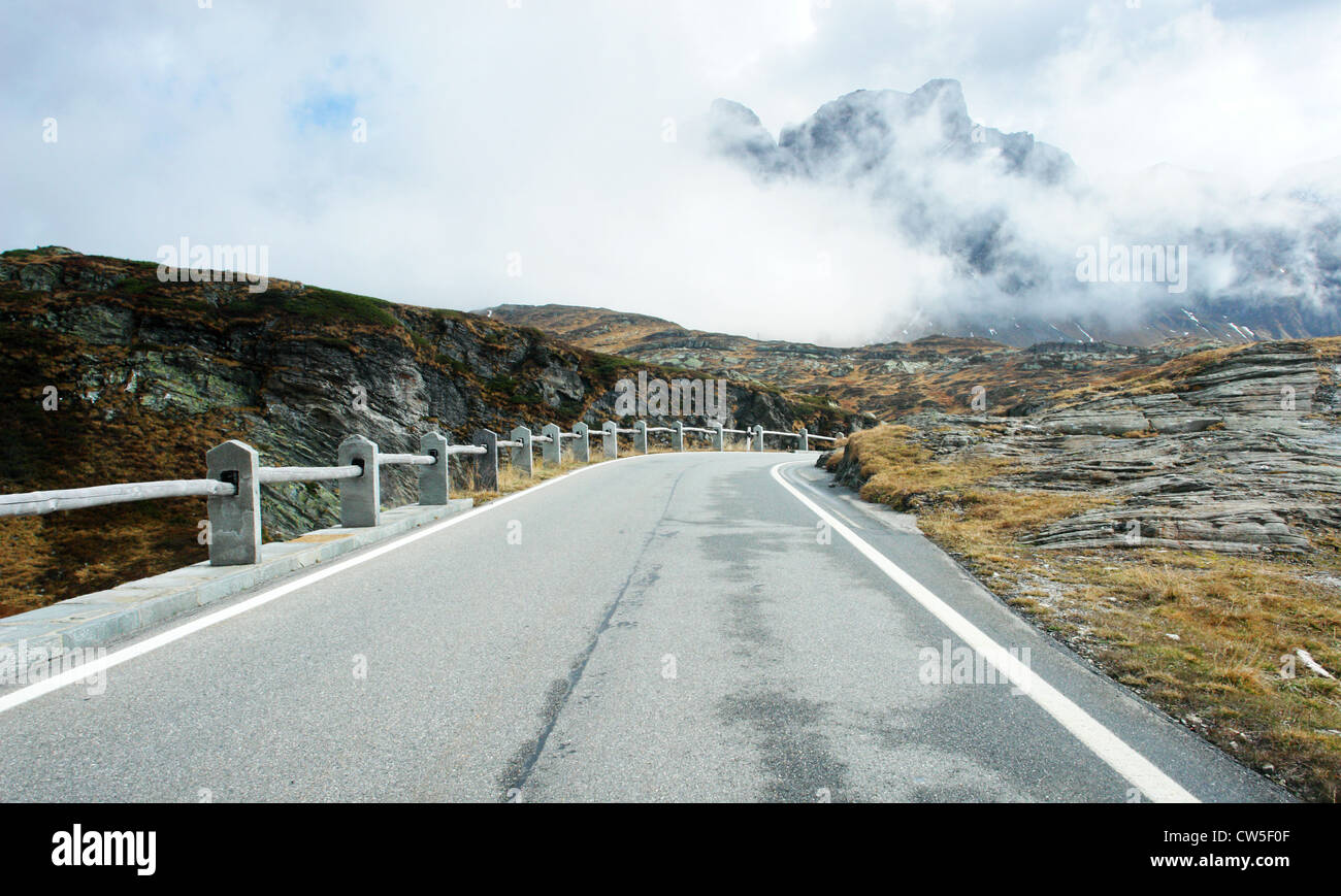 Alpine pass in Switzerland Stock Photo - Alamy