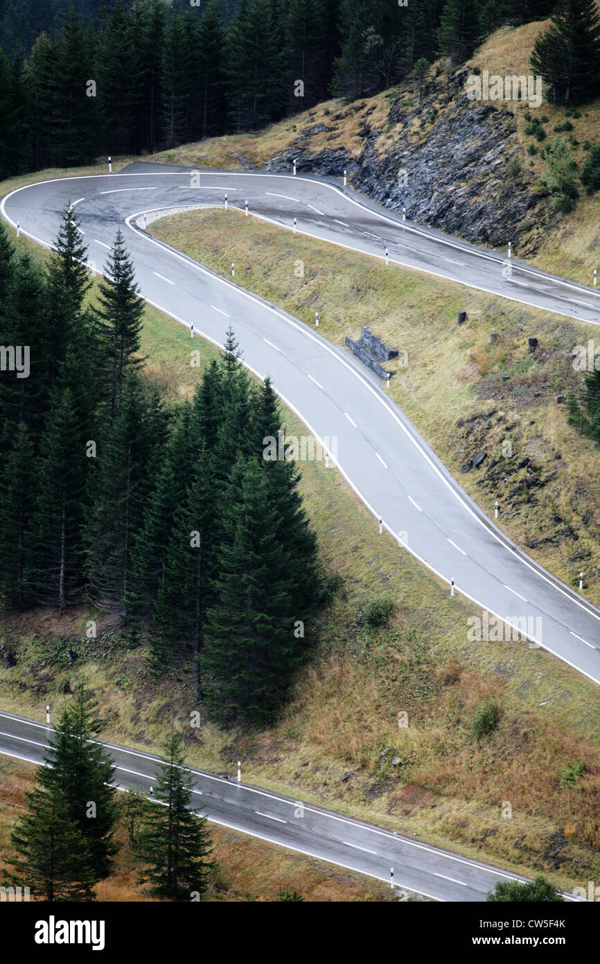 Alpine pass in Switzerland Stock Photo - Alamy