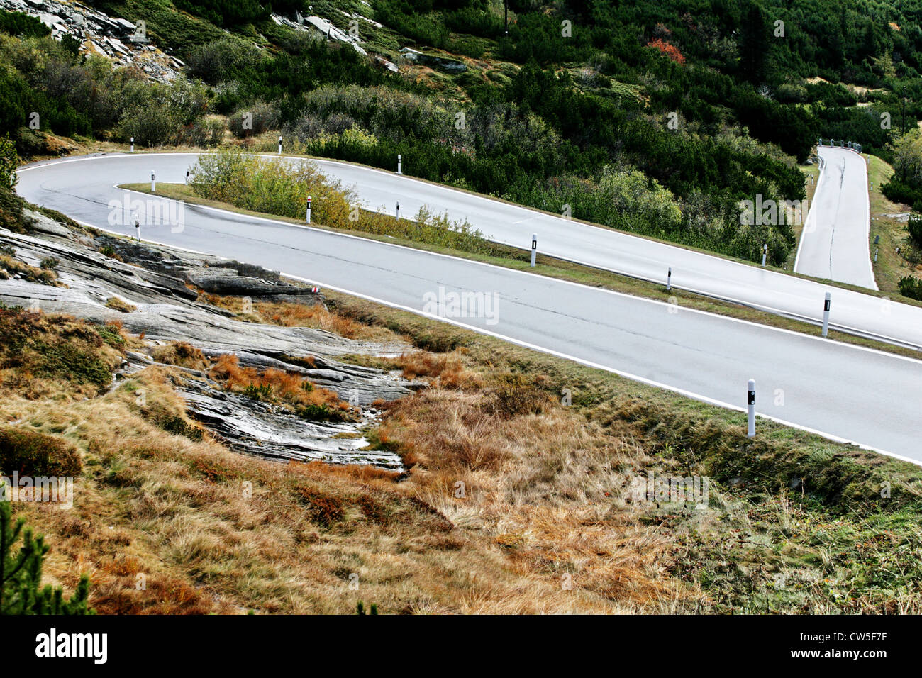 Alpine pass in Switzerland Stock Photo - Alamy