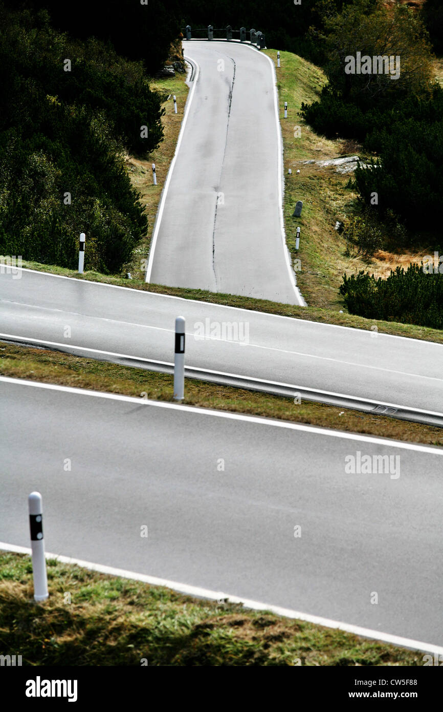 Alpine pass in Switzerland Stock Photo - Alamy