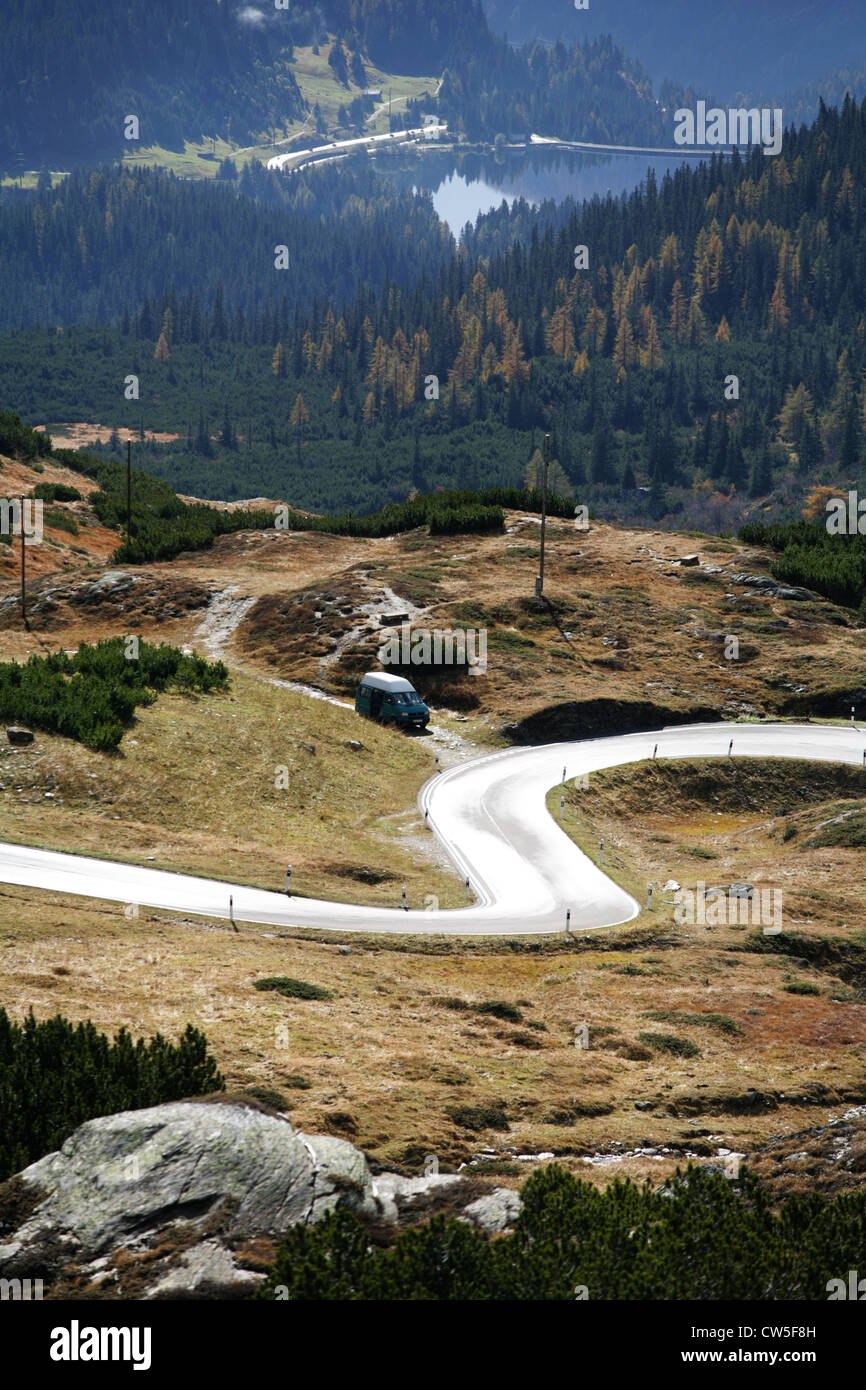 Alpine pass in Switzerland Stock Photo - Alamy