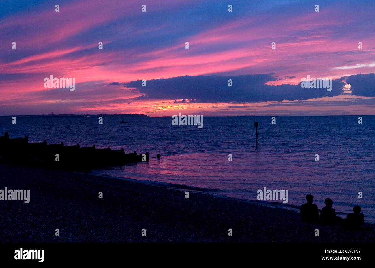 Whitstable sunset hi-res stock photography and images - Alamy
