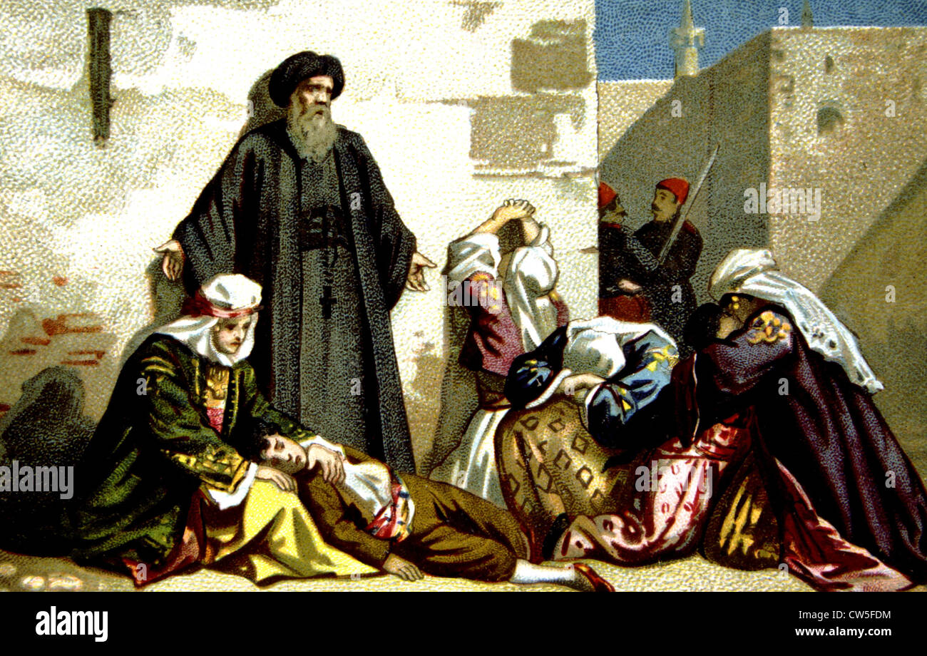 Armenian genocide carried out by the Turks in 1894-1896. Christian ...