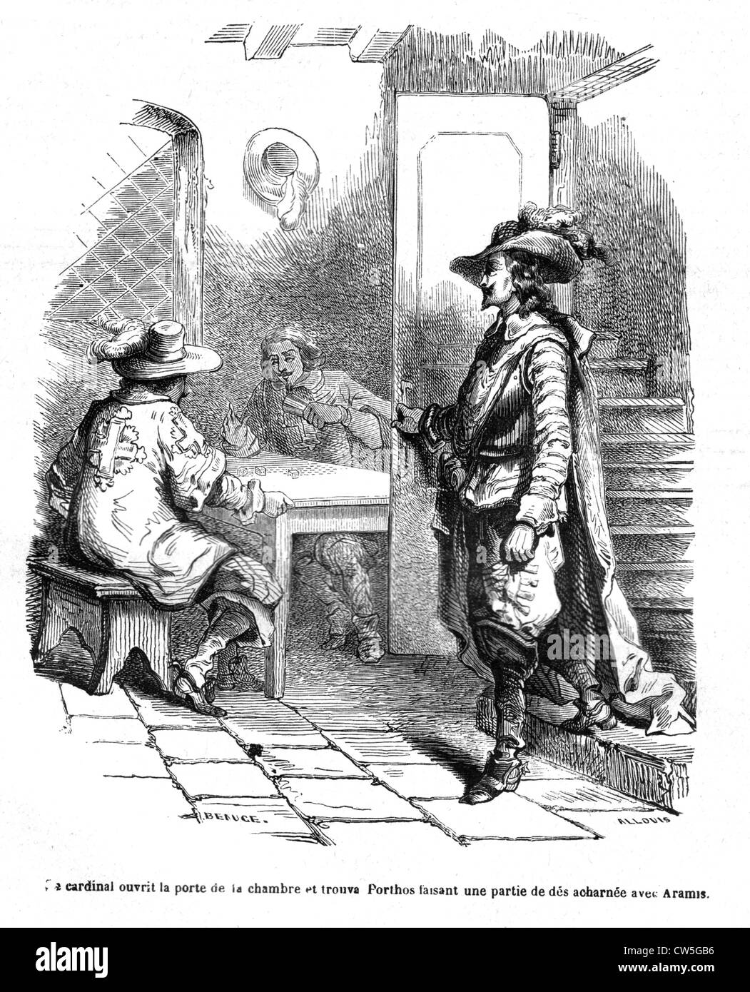 Three Musketeers Illustration Stock Photos & Three Musketeers ...