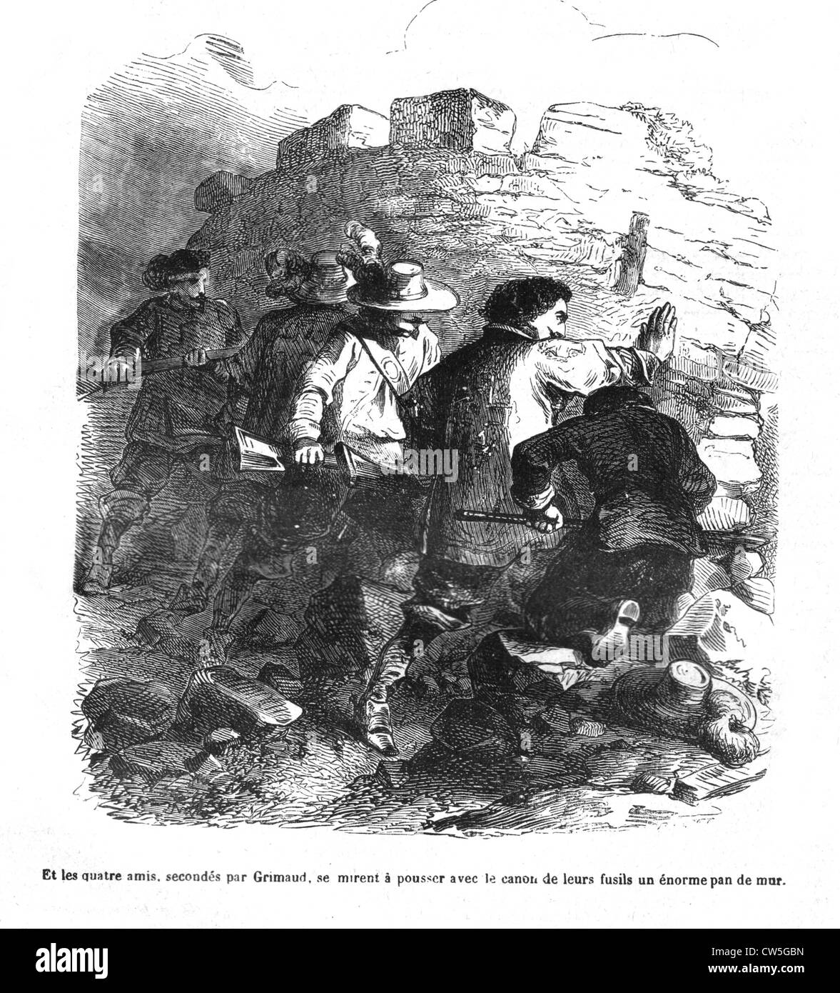 Three Musketeers Illustration Stock Photos & Three Musketeers ...