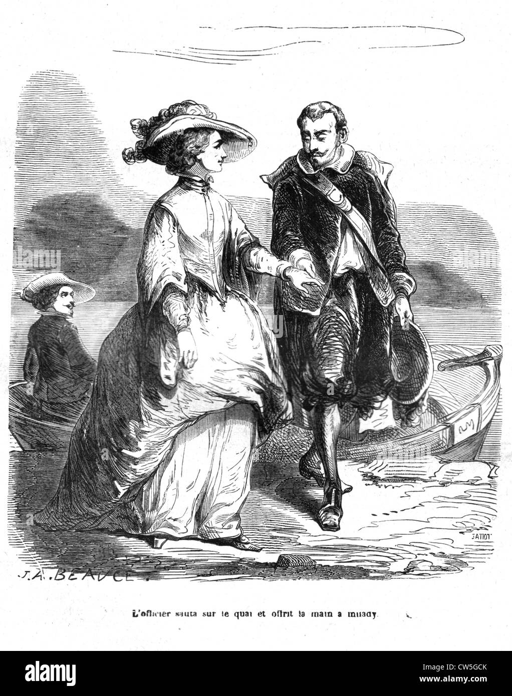 The Three Musketeers, Milady Stock Photo - Alamy