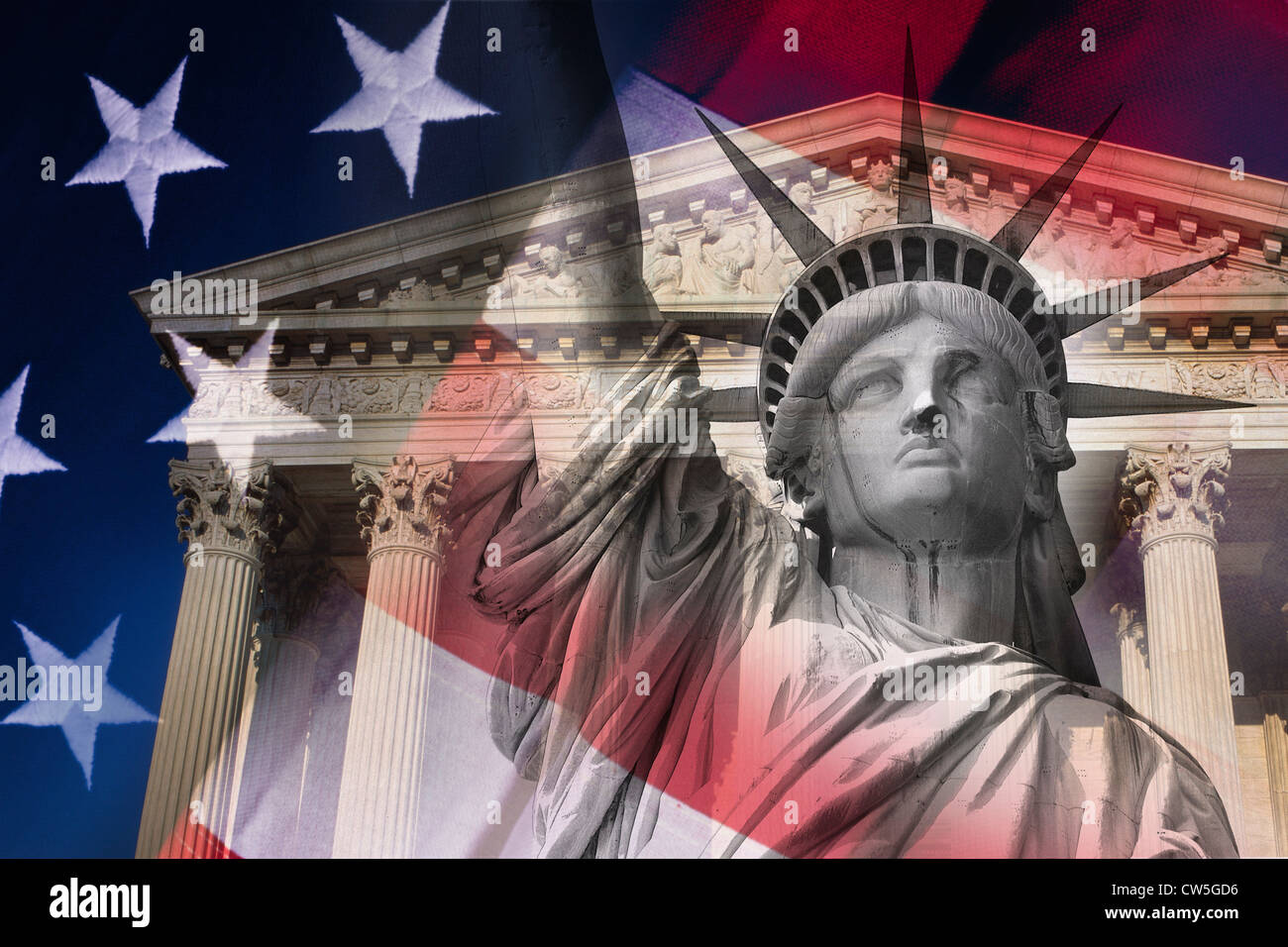 Statue liberty supreme court hi-res stock photography and images - Alamy