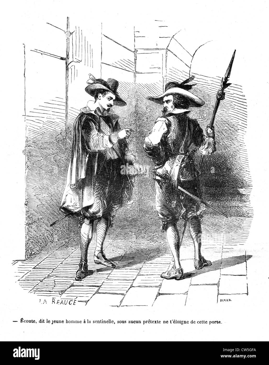 Three musketeers illustration hi-res stock photography and images - Alamy