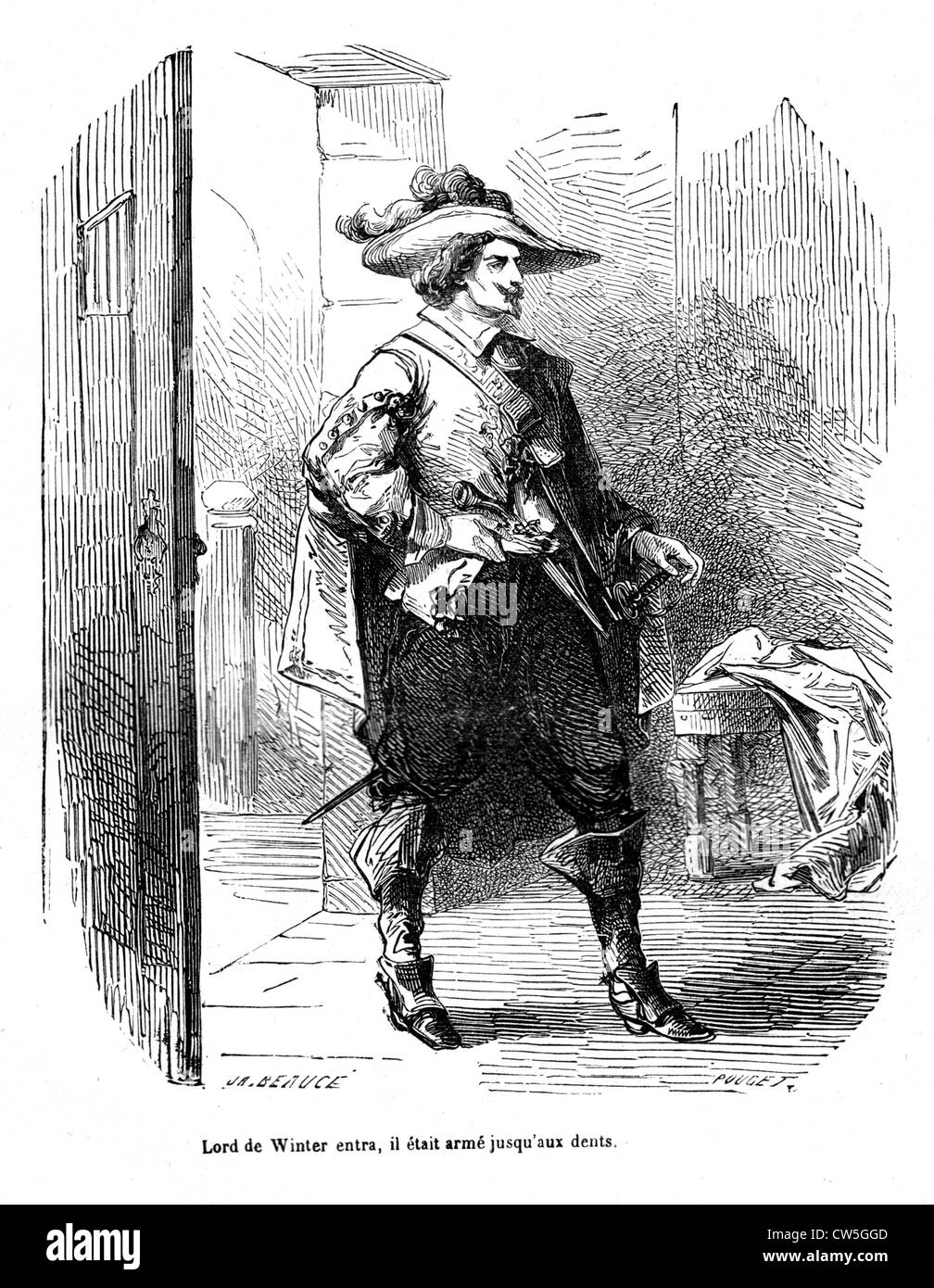 The Three Musketeers, Lord de Winter Stock Photo - Alamy