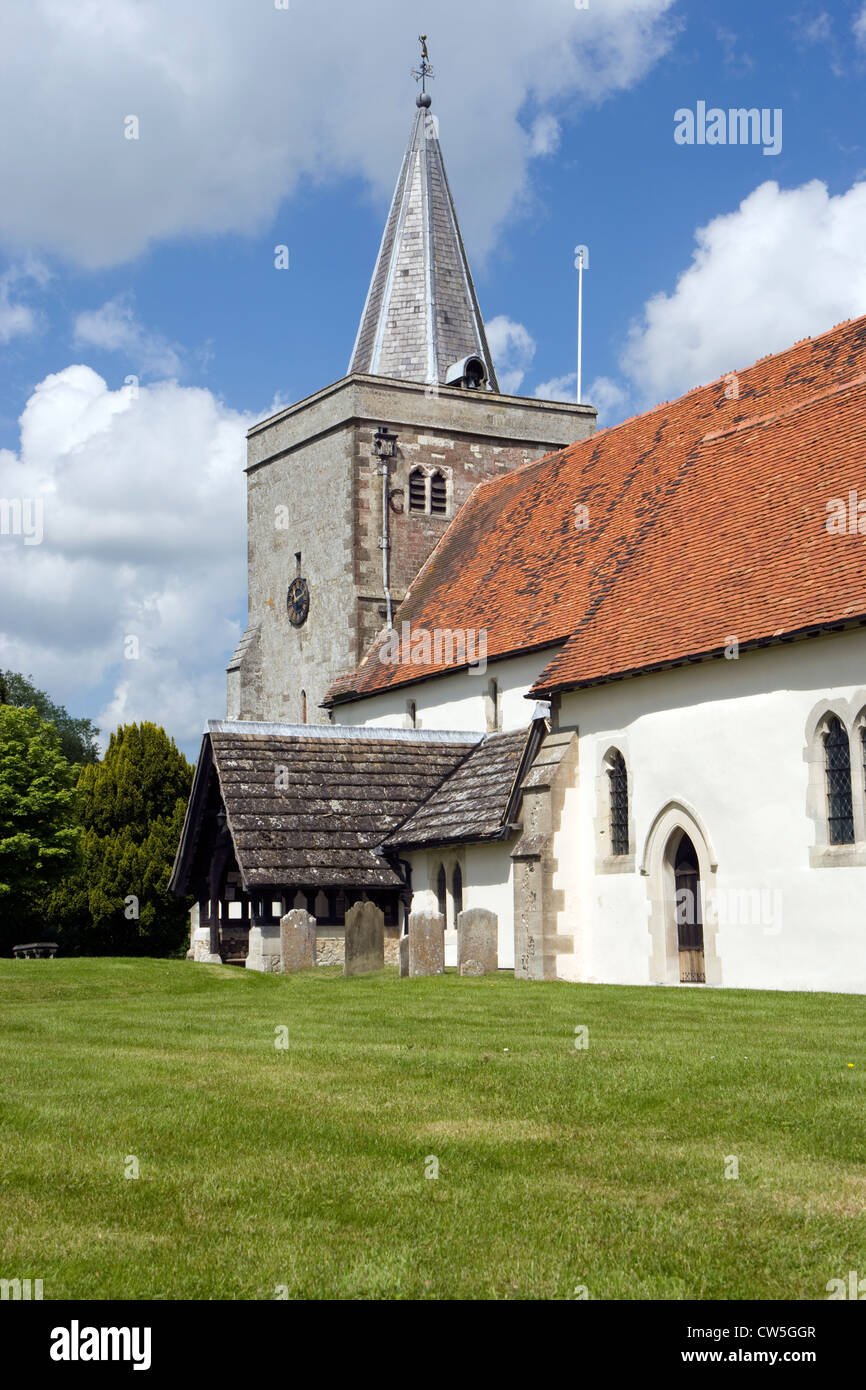 Binsted: Holy Cross Parish church Stock Photo - Alamy