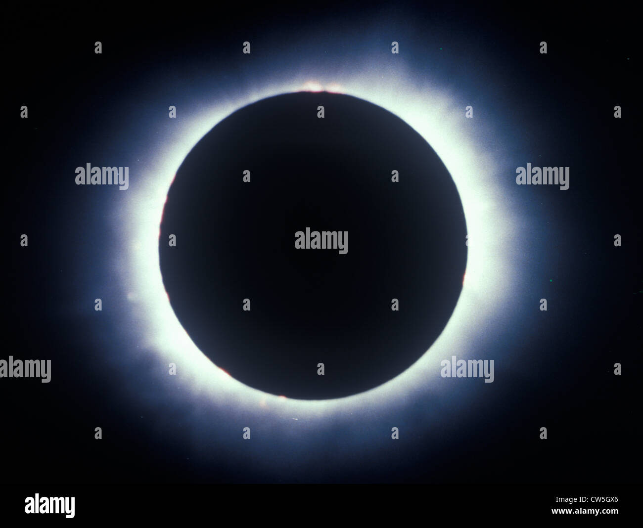 A total solar eclipse with corona Stock Photo - Alamy